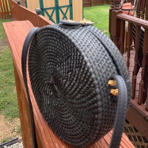 Collection XIIX | Bags | Collection Xiix Rattan Round Crossbody Nwt ...